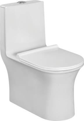 Hindware Fabio Rimless EWC with Soft Close Cover and 3D Syphonic ...