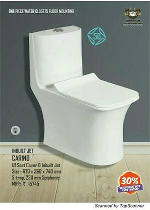 Spanish The Bathroom Trap Hydraulic Seat Cover- Premium Slim Dual Flush ...