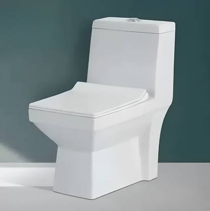 clayplus 113 Premium Grade Ceramic's One Piece Western Toilet Commode ...
