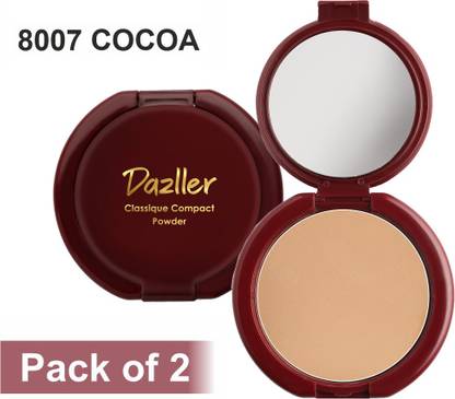 dazller Classique Compact Powder - 8007 Cocoa (Pack of 2) Compact - Price in India, Buy dazller ...