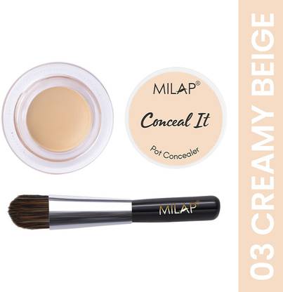 milap Pot Concealer, Lightweight Formula, With Vitamin E, SPF 15, 4 GM ...