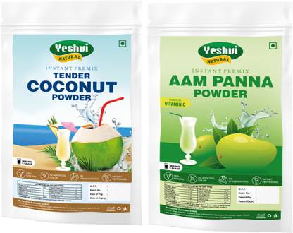 YESHVI NATURAL Coconut Water Powder & Aam panna Powder Combo Pack ...