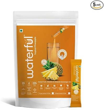 Waterful Tropical Pineapple,Hydration drinkFlavourd Water,Instant ...