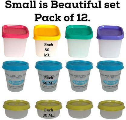 TUPPERWARE Polypropylene Utility Container - 80 ml, 60 ml, 30 ml Price ...