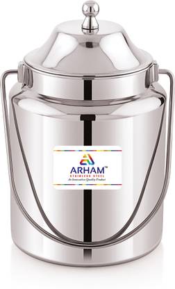 ARHAM STAINLESS STEEL Steel Milk Container - 5 L Price in India - Buy ...