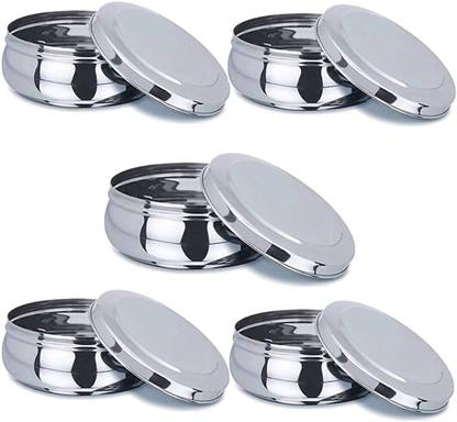 Prateek Kitchenware Steel Utility Container - 550 ml Price in India ...