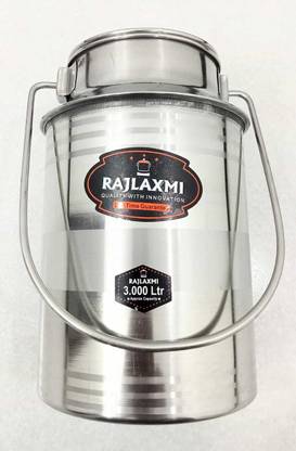 Rajlaxmi Steel Milk Container - 3 L Price in India - Buy Rajlaxmi Steel ...