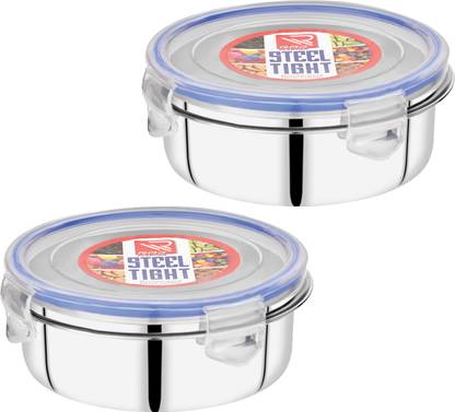 raj plastics Steel Utility Container - 750 ml, 550 ml Price in India ...