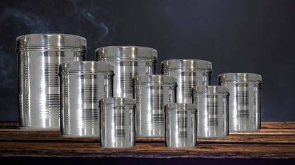 RMN Steel Grocery Container - 5000 ml, 4000 ml, 3500 ml, 3000 ml, 2500 ...