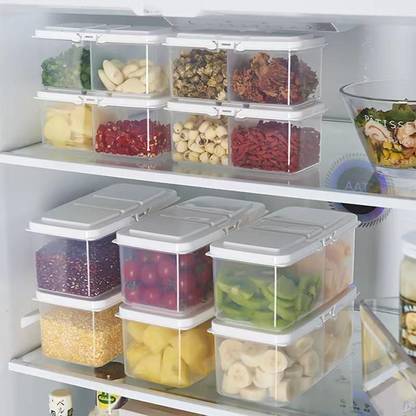 Zigmo Plastic Fridge Container - 1100 ml Price in India - Buy Zigmo ...