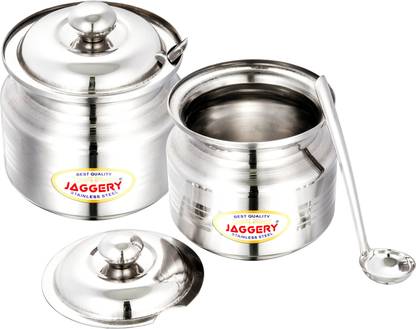 JAGGERY Steel Grocery Container - 210 ml, 350 ml Price in India - Buy ...