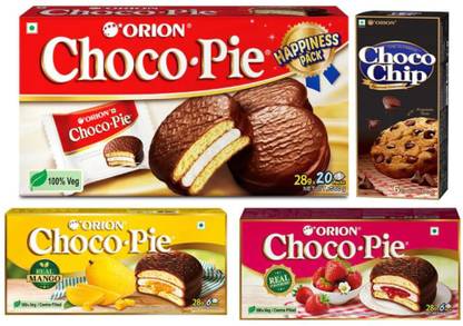 ORION Chocolate Delight Box -Original, Mango, Strawberry Choco Pie ...