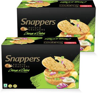UNIBIC Snappers| Cream & Onion|Display Box Export Pack Cracker Price in ...