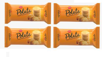Pran Potato Cheeze Flavoured Biscuits 4 Packs of 75 Grams Each Sweet ...