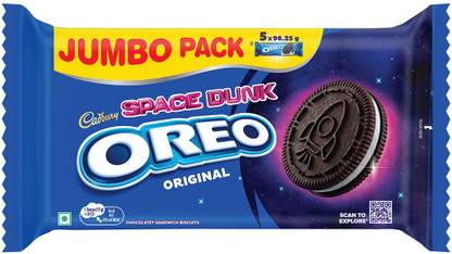 Cadbury Oreo Biscuit Vanilla Flavour (5 single packs inside) Cream ...