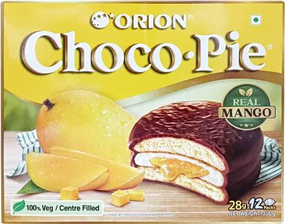 ORION Mango Choco Pie Cream Filled Price in India - Buy ORION Mango ...