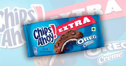 Mondelez International Chips Ahoy ! Extra Oreo Cream (IMPORTED FROM USA ...
