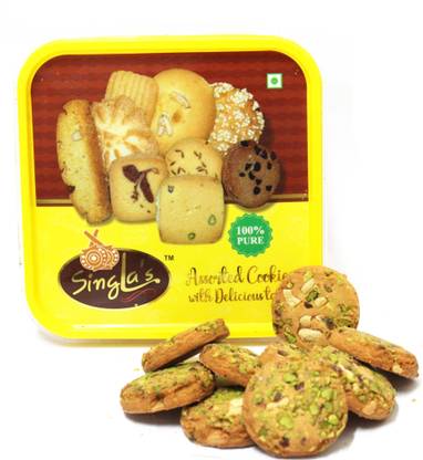 Singla Sweets Sugar Free Kaju Pista Cookies Price in India - Buy Singla ...