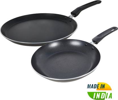Prashanthi Ganga Nonstick Frying pan and Dosa Tawa set / 1 year ...