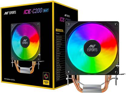 Ant Esports ICE-C200 V2 for Intel LGA1700/115X/1200/1366x775 & AMD AM5 ...
