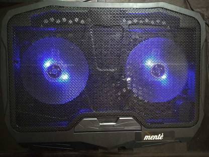 Mente DCX-02 Cooling Pad 2 Fan Cooling Pad with Adjustable Height ...