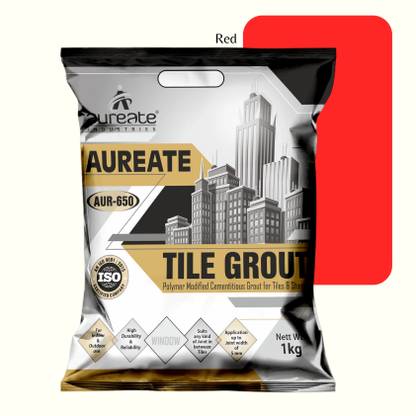 Aureate Polymer Modified Cementitious Tile Grout (Red) Crack Filler ...