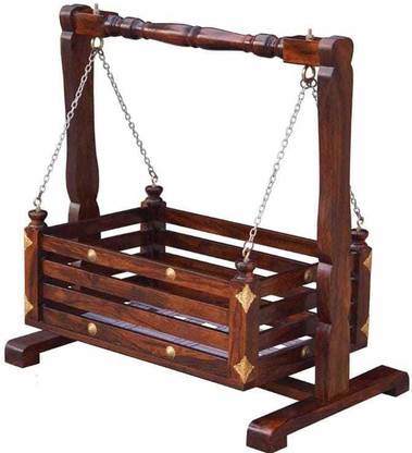 FURNISQUARE Sheesham Wood Cradle| Wooden Palna | Jhula for kids | bed ...