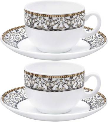 LAOPALA Pack of 24 Opalware La Opala Sovrana Moraccan Gold 12 Cup and ...