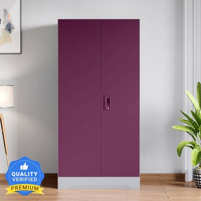 Godrej Interio Slimline 2 Door with 4 Shelves Metal Almirah Price in ...