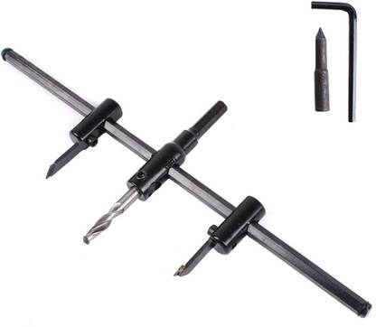 NITYA Adjustable Circle Hole Cutter for Electric Drills 30mm to 300mm ...