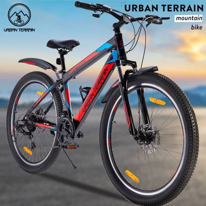 Urban Terrain Mountain Bike Shimano Geared Cycles for Men with Dual Disc Brake MTB UT2000 27.5 T ...