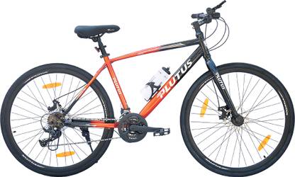 Plutus 700 C Hybrid Cycle for Adults (12 Yrs) with Power Brake, Multi ...
