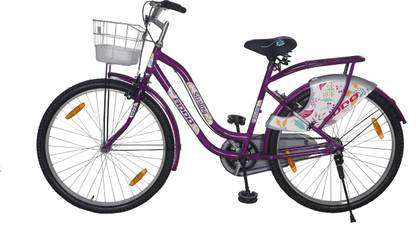 Addo India SIZZLING 26 Inch Bicycle Rigid with Basket and Inbuilt ...
