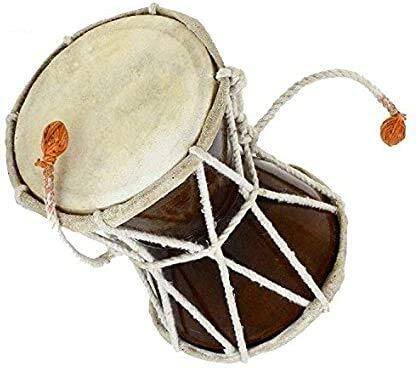 KHALSA MUSICAL Damru Shiva Bhole Nath Natraja Tandava Hindu God Damaru ...