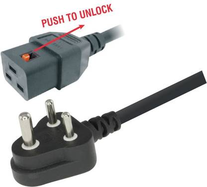 MX Power Cord 3 m 3 PIN Indian, South Africa Plug to AC Female (IEC C19 ...