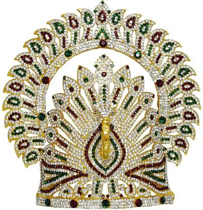 usha gold Deity God Jewellery Peocock Arch Kireetam for all Gods and ...