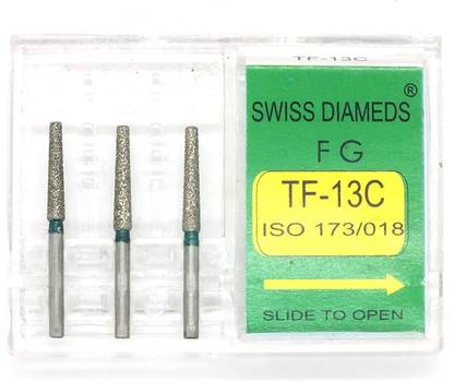 ADDLLER DENTAL DIAMOND BUR TF-13C FG AIR ROTOR SWISS DIA PREMIUM BURS ...