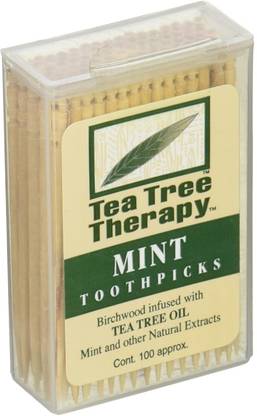 Tea Tree Therapy Wodden Toothpick | Buy Oral/Dental Care Products in ...