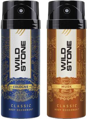 Wild Stone Classic Cologne and Musk Deodorant Spray - For Men - Price ...