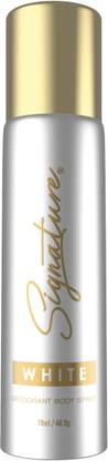 SIGNATURE WHITE Deodorant Elegant & Distinctive Fragrance Skin Friendly ...