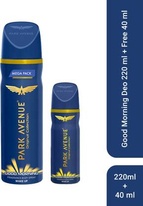PARK AVENUE Good Morning Deo for men 220 ml with free Good Morning Deo ...