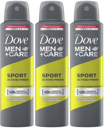 DOVE Men+Care Sport Active + Fresh Dry Spray Antiperspirant Deodorant ...