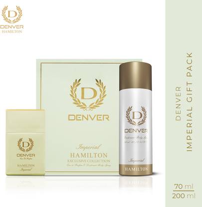 DENVER Imperial Gift Set Perfume 70 ML+ 200 ML Deodorant Spray - For ...