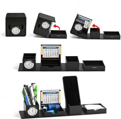 Flipkart.com | GIFT KYA DE 4 Compartments Wood Calendar 2024 Foldable ...