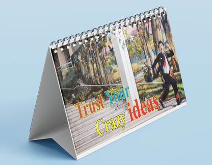 Flipkart.com | Jeri 1 Compartments Motivational desk stand poster ...