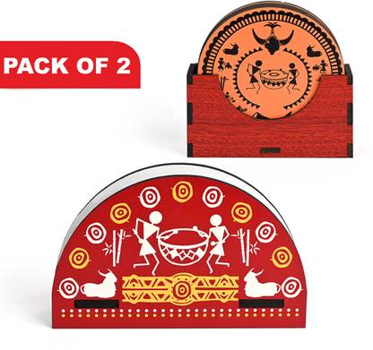 Flipkart.com | GIFT KYA DE 1 Compartments Wooden Napkin Holder for ...