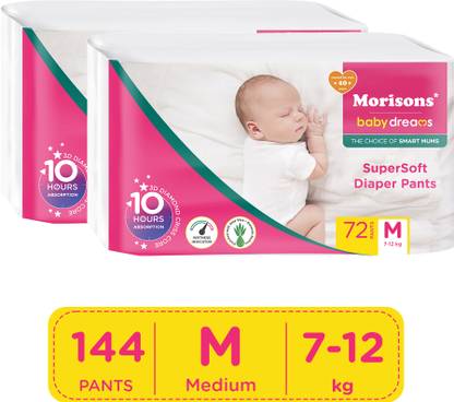 Morisons Baby Dreams Super Soft Diaper Pants - M - Buy 144 Morisons ...