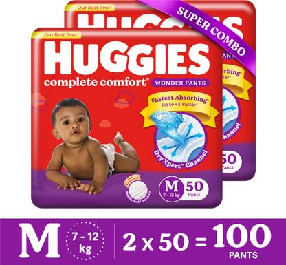Huggies Complete Comfort Wonder Pants, with 5 in 1 Comfort, Combo Pack ...