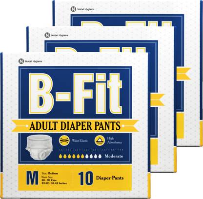 B-FIT Adult Diapers Pant Style Adult Diapers - M - Buy 30 B-FIT Cotton ...