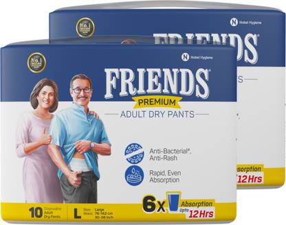 FRIENDS Premium Adult Diaper Pant Style with odourlock and Anti ...